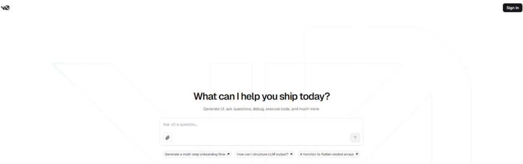 v0とは？自然言語でサイトやアプリを構築！料金や使い方を徹底解説｜Ainova